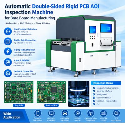 China Double-Sided High-Precision PCB AOI Machine for Inline Bare Board Automated Optical Inspection for sale