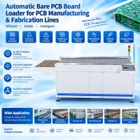 China Automatic Bare PCB Board Unloader & Stacker With Mitsubishi PLC + Kunlun Tongtai HMI For 2–8 PCS/Min Loading Speed And 350 × 300 Mm To 750 × 650 Mm PCB Size Range for sale