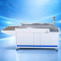 China Automatic Bare PCB Board Unloader & Stacker With Mitsubishi PLC + Kunlun Tongtai HMI For 2–8 PCS/Min Loading Speed And 350 × 300 Mm To 750 × 650 Mm PCB Size Range for sale