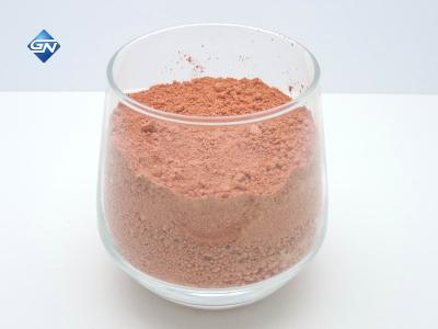 China Macro Lens Edge Finished Beveled Glass Polishing Powder Red Brown Color for sale