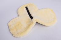 China Genuine Australia Sheepskin Dressage Numnah Full Sheepskin Around Edge Full Sheepskin Lining for sale