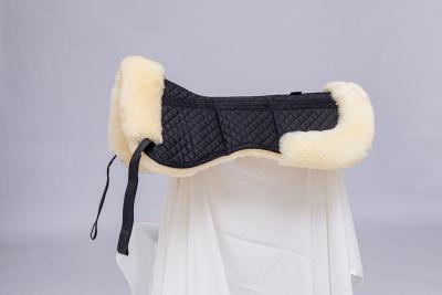 China Sheepskin Correction Halfpad DR Shape With Inserts Genuine Australia Sheepskin A Grade for sale