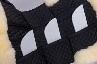 China Sheepskin Correction Halfpad DR Shape With Inserts Genuine Australia Sheepskin A Grade for sale