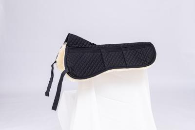 China Sheepskin Correction Halfpad SJ Shape With Inserts Sheepskin Lining And No Sheepskin Trim On Top Genuine Australia Sheepskin A Grade for sale