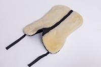 China Sheepskin Correction Halfpad SJ Shape With Inserts Sheepskin Lining And No Sheepskin Trim On Top Genuine Australia Sheepskin A Grade for sale