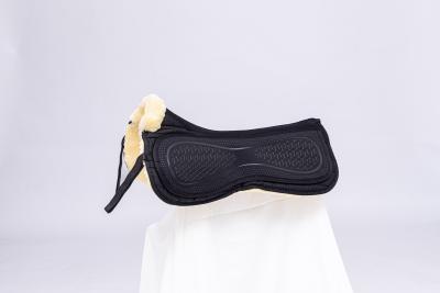 China Sheepskin correction halfpad with fashion silicon dropped neoprene shell Genuine Australia sheepskin A grade for sale