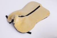 China Sheepskin correction halfpad with fashion silicon dropped neoprene shell Genuine Australia sheepskin A grade for sale