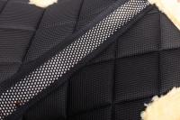China New Material 3D Mesh Halfpad With Synthetic Fur And Ventilates Spine for sale