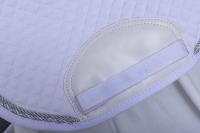 China New style sheepskin DR saddle pad with colour decoration Genuine Australia sheepskin A grade for sale