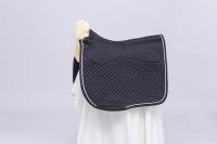 China Sheepskin DR Saddle Pad 4 Pockets System With Inserts High Withers Genuine Australia Sheepskin A Grade for sale