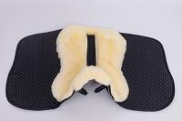 China Sheepskin DR Saddle Pad 4 Pockets System With Inserts High Withers Genuine Australia Sheepskin A Grade for sale
