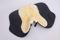 China Sheepskin JP Saddle Pad, The Opening Of The 4 Pocket Is Right Next To The Spine Genuine Australia Sheepskin A Grade for sale