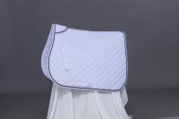 China Fashion Cotton Saddle Pad With Piped Edge Strong And Breathable Fabric Materials for sale