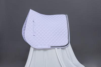 China Fashion And New Model Cotton Saddle Pad With Diamond Decoration for sale