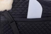 China Sheepskin Correction Saddle Cloth DR Shape High Withers 4 Pockets System With Inserts Genuine Australia Sheepskin A Grade for sale