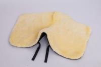 China New Model Saddle Pad DR Shape With Full Sheepskin Lining Genuine Australia Sheepskin A Grade for sale