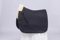 China Premium Sheepskin DR Saddle Pad With High Quality Genuine Australia Sheepskin A Grade for sale