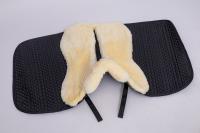 China Premium Sheepskin DR Saddle Pad With High Quality Genuine Australia Sheepskin A Grade for sale