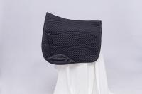 China High Quality DR Cotton Saddle Pad 2 Pockets System With Inserts And Double Colour Piping Decoration for sale