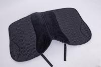 China High Quality DR Cotton Saddle Pad 2 Pockets System With Inserts And Double Colour Piping Decoration for sale