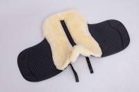 China Sheepskin DR Numnah Half Lining Genunie Australia Sheepskin A Grade for sale
