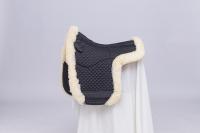 China Sheepskin DR Numnah 4 Pockets System With Inserts Half Lining Genuine Australia Sheepskin A Grade for sale