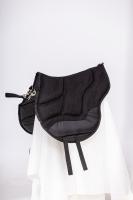 China Fashion And New Style Suede Fabric Bareback Pad With Non Slip Lining And Density Foam Filing for sale
