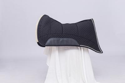 China Fashion Style Sheepskin Western Pad With 8 Pockets System And Inserts Genuine Australia Sheepskin A Grade for sale
