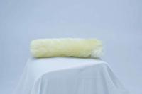 China Soft And Fluffy Sheepskin Noseband Cover Genuine Australia Sheepskin A Grade for sale