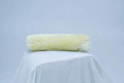 China Soft And Fluffy Sheepskin Noseband Cover Genuine Australia Sheepskin A Grade for sale
