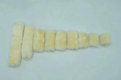 China Premium Soft Sheepskin Halter Cover 9 Pieces Genuine Australia Sheepskin A Grade for sale