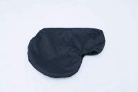 China Premium JP Saddle Cover With High Quality Stretch Fabric With Dense Synthetic Fur Lining for sale