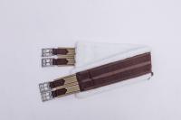 China Premium Synthetic Fur Lined Double Elastic Straight Horse Girth for sale