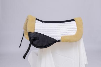 China High Quality Synthetic Fur Halfpad With 3D Mesh Spine To Ventilates And Moisture Absorbing And Perspiration for sale