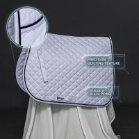 China Fashion Cotton Saddle Pad With Piped Edge Strong And Breathable Fabric Materials for sale