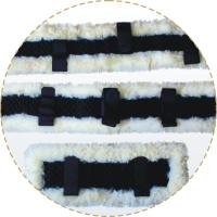 China High Quality Soft And Strong Sheepskin Harness Protector Genuine Australia Sheepskin A Grade for sale