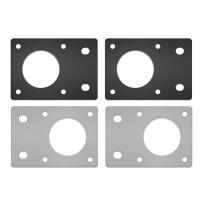 China Thick 2.5mm 3D Printer Accessories 42mm X 60mm Stepper Motor Bracket for sale