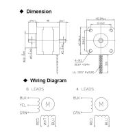 China 1.7A 3D Printer Motor for sale