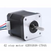 China 42BYGH48 Length 48mm 3D Printer Motors Nema 17 1.7A Current for sale