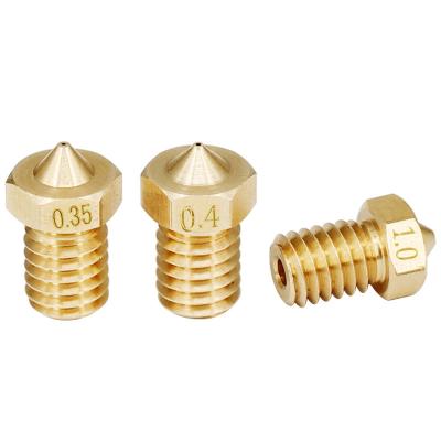 China GT2 Pitch 2mm MK8 Copper 3D Printer Nozzle Size 12.5mm X 7mm for sale