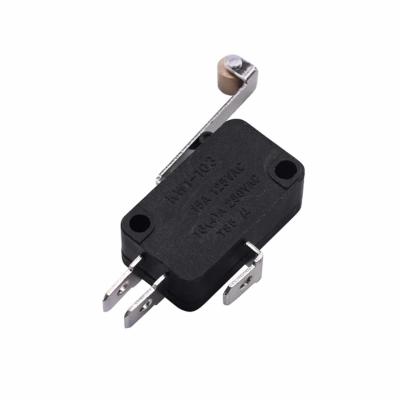 China Black AC 250V KW1 103 7 3D Printer Limit Switch With Long Handle for sale