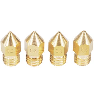 China 3D Printer E3D Copper Dimension 13mm*6mm V6 Nozzle 2mm GT2 Pitch for sale