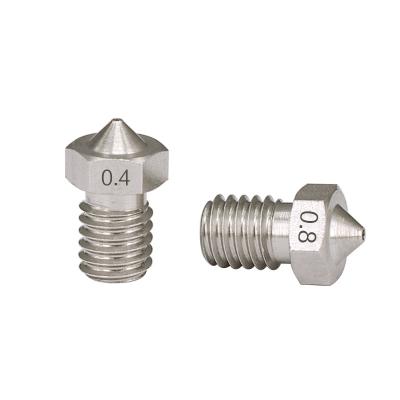 China Weight 2.5g 2mm GT2 Pitch 12mm*7mm E3D V6 Nozzle Stainless Steel for sale