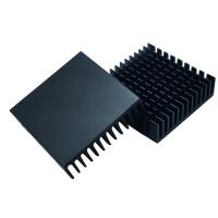 China 40*40*11mm Black Small MK7 MK8 3D Printer Heatsink Aluminum Alloy for sale