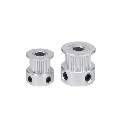 China Aluminum Alloy 2GT Width 6mm Timing Belt Wheel 16 Tooth 20 Tooth for sale