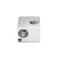 China 16*16*12mm Aluminum E3D V5 3D Printer Heater Block For Makerbot for sale