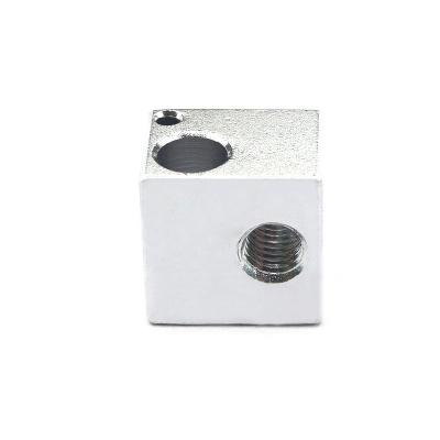 China 16*16*12mm Aluminum E3D V5 3D Printer Heater Block For Makerbot for sale