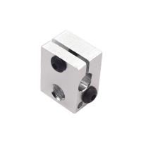 China E3D V6 White Aluminum 8g 3D Printer Heater Block 20*16*12mm for sale