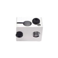 China E3D V6 White Aluminum 8g 3D Printer Heater Block 20*16*12mm for sale