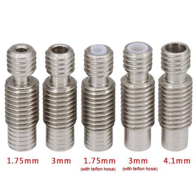 China 1.75mm Heatbreak PTFE  M6 M7 Screw E3D V6 Throat for 3D Printer for sale